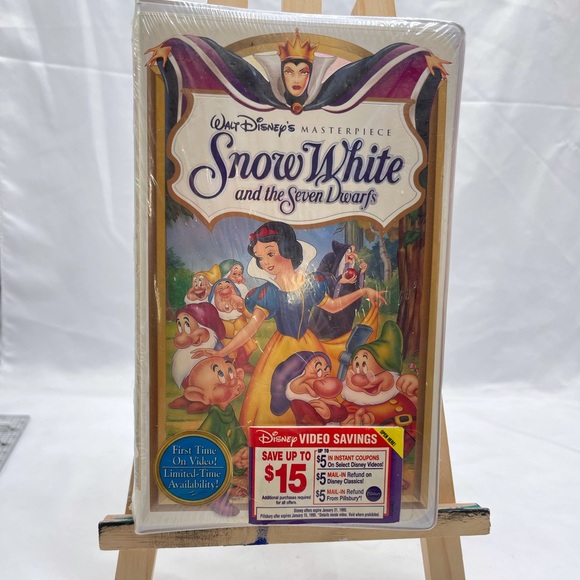 Disney | Other | Vtg New Factory Sealed Disney Snow White Vhs | Poshmark